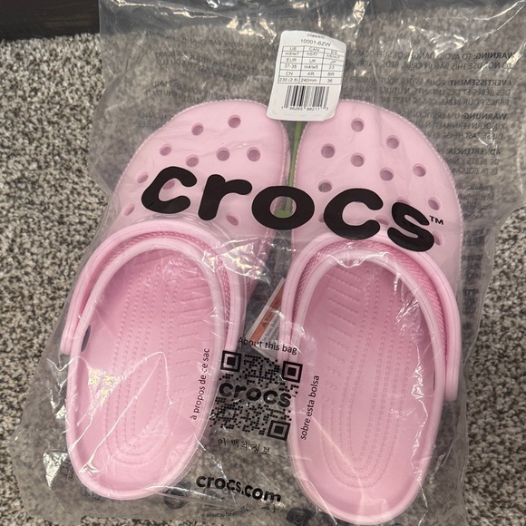 CROCS | Shoes | Crocs Light Pink Clogs | Poshmark